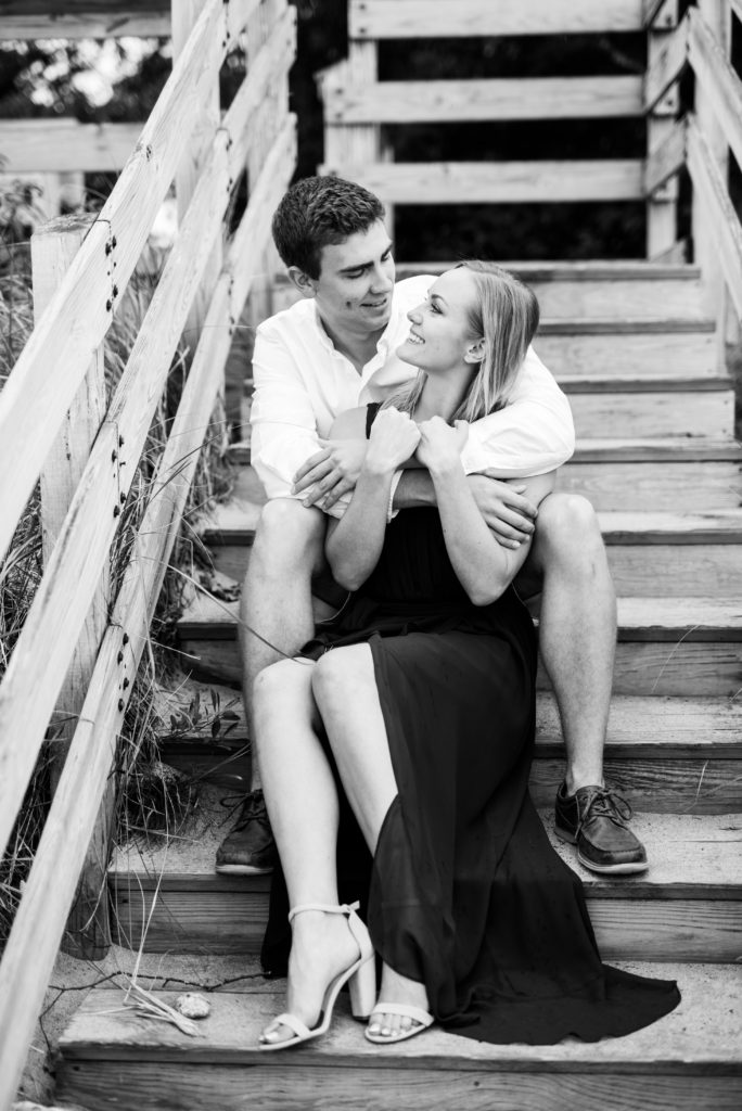 Rebecca & Jared | Romantic Northern Michigan Lighthouse Engagement ...