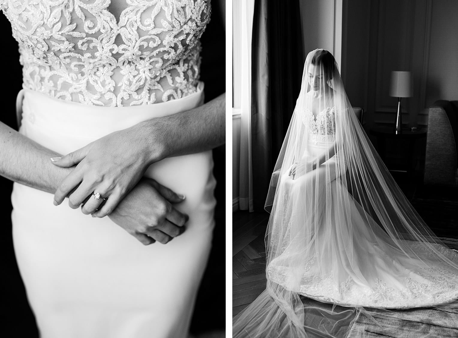 Karen & Alex | Classic Blush Wedding at the Lovett Hall | Niki Marie ...